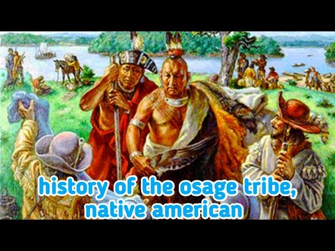 history of the osage tribe, native american