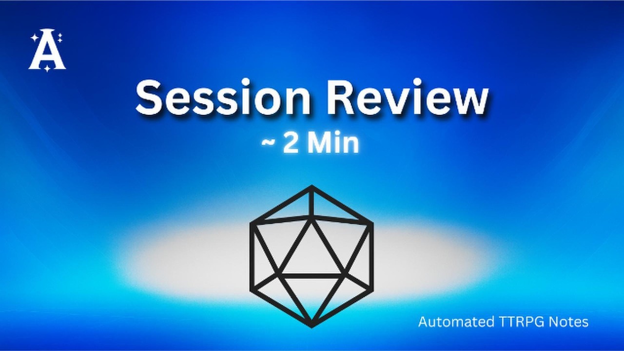 Session Review (Quick Start) | Archivist AI