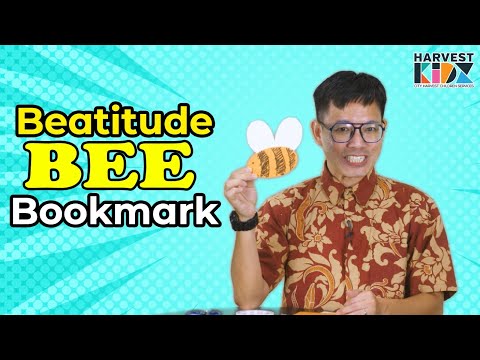 Arty Crafty Time : How to make a BEATITUDE bee bookmark