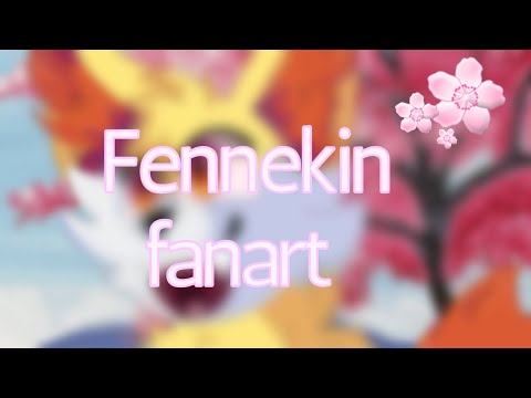 Fennekin fanart//Gift for: FennecTheKitsune