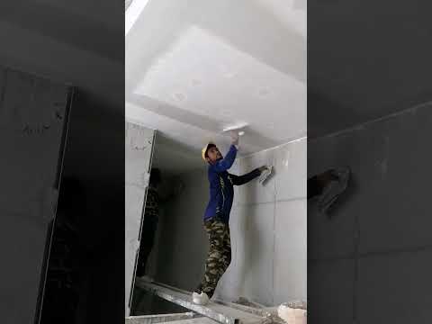 #ceiling #shortvideo #pakanmoltv #trending #viralvideo #plaster ceiling work in Malaysia #