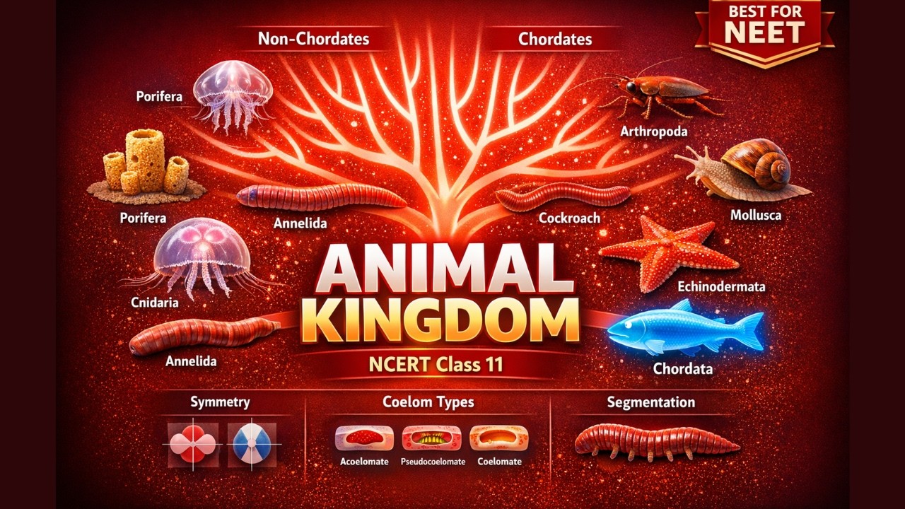 Animal Kingdom | 3d Animated | NCERT Class 11 | Biology | Best for NEET
