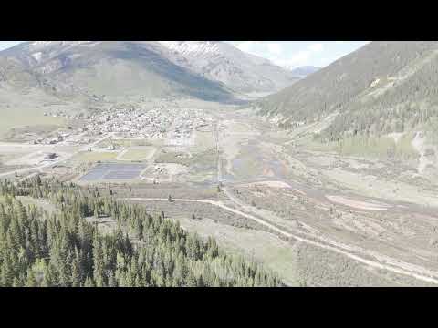 San Juan Skyway - 4K - Scenic Byway - 550 - Town of Silverton - San Juan Mountains - Colorado - USA