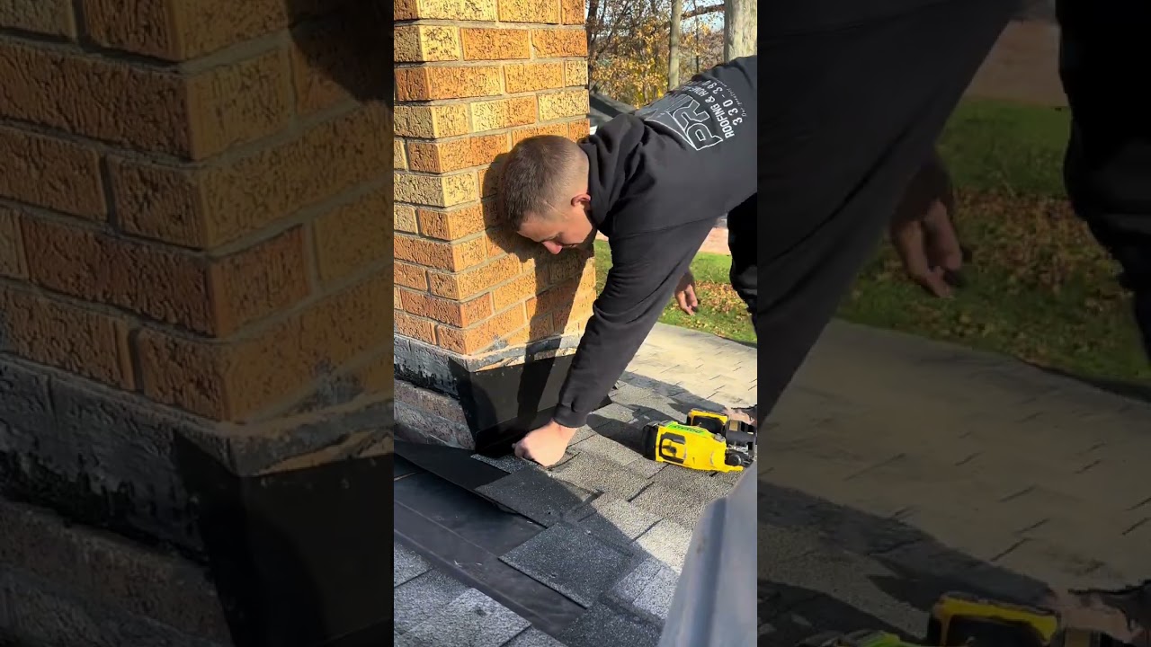 Chimney Flashing, Shingle Roof Repair, Built to Last!!