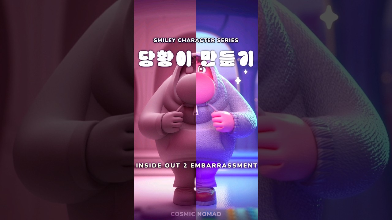 Embarrassment 3D Character Modeling😳 #insideout2
