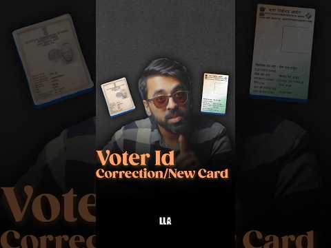 Voter ID Correction / New Card 🪪 #LLAShorts 874
