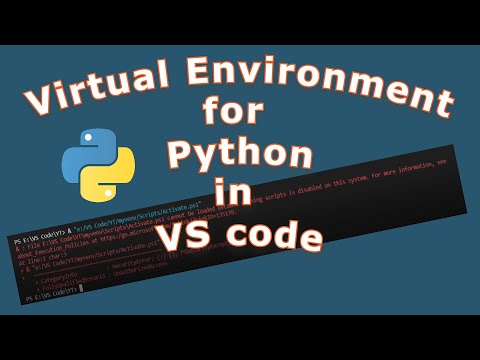 Virtual Environment for Python in VS code || Script running disabled in the system