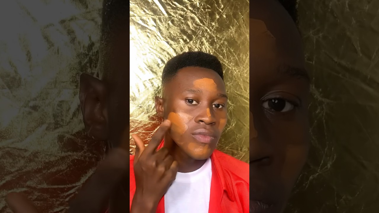 Quick and easy makeup look for men /#ytshort /Men’s Makeup #short