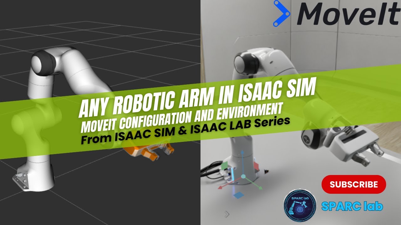 Tutorial #13 | Control Any Robotic Arm in Isaac Sim Using MoveIt (Motion Planning & ROS2)