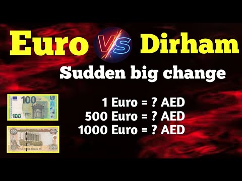 1 Euro in dubai dirham today | 100 euro exchange to Dubai Dirham 2024 | Euro to AED