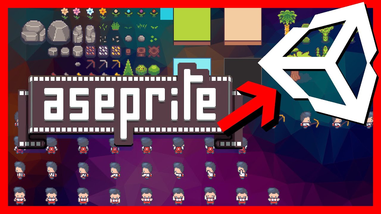 Export Aseprite to Unity 2D Pixel Art Setup ~ Characters & Tilesets