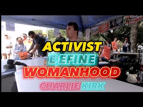 Charlie Kirk Define Womanhood #charliekirk #debate #viralvideo