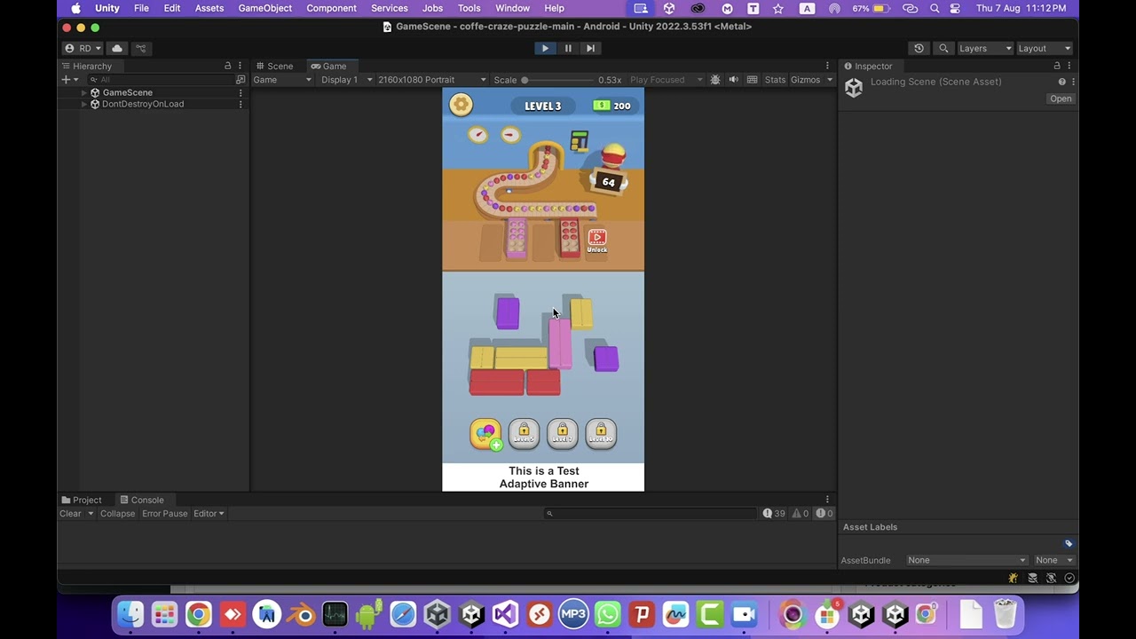 coffee craze puzzle unity source code