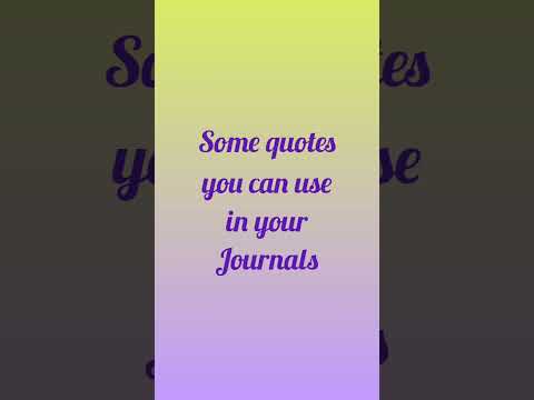 Some Inspiring Quotes You Can Use in Your Journals | The Reading Platter #shorts #quotes #journal