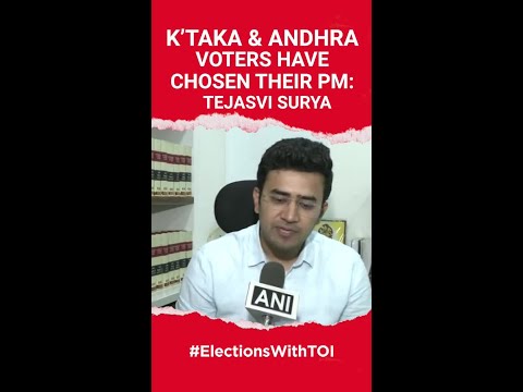 BJP’s Tejaswi Surya Decodes Karnataka & Andhra Pradesh Exit Poll Results 2024 | Watch