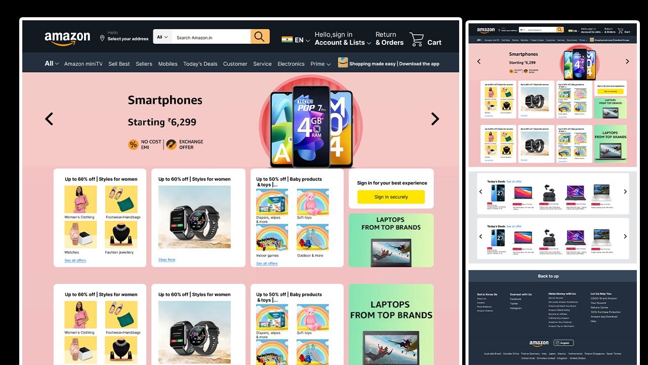 Let's Build a  AMAZON Clone with Figma for Beginners (Full E-Comm Store