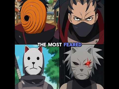 Most Feared Masked Characters in Naruto #naruto #narutoshippuden #akatsuki #kakashi #anime #boruto