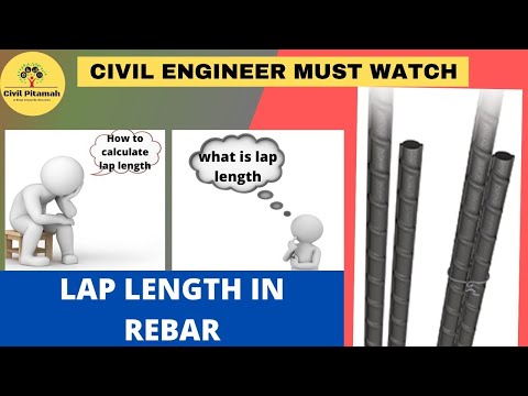 What is Lap length ? | What is development length ? | overlapping length in Beam, Column, and Slab