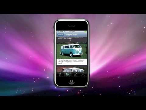 VW Bus - The Essential Buyer's Guide iPhone App Demo (Commentary by marque expert: Richard Copping)