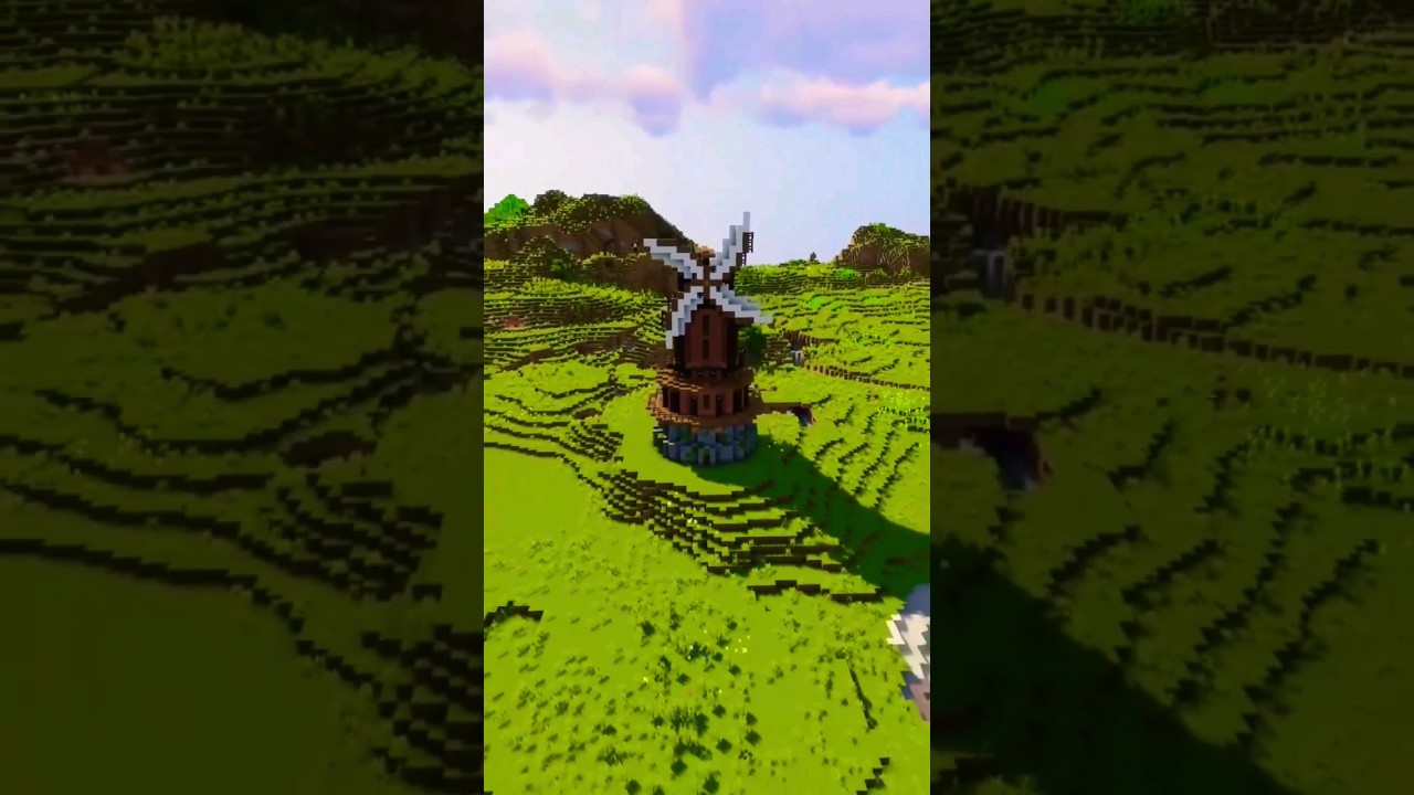 Making windmill in minecraft🔥🔥#shorts#youtubeshorts#minecraft#windmill#viral#viralshorts#trending