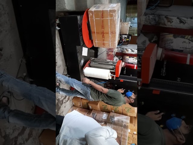Manual Box Stretch Wrapping Machine - Manual Carton Box Wrapping ...