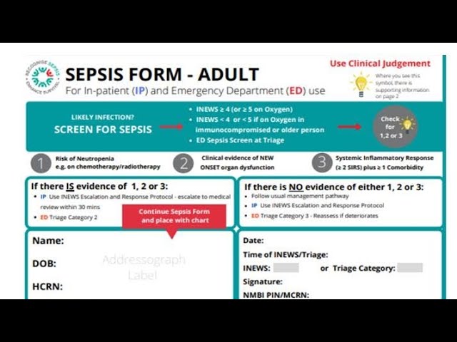 Understanding Sepsis: A Comprehensive Guide to the Sepsis Form and ...