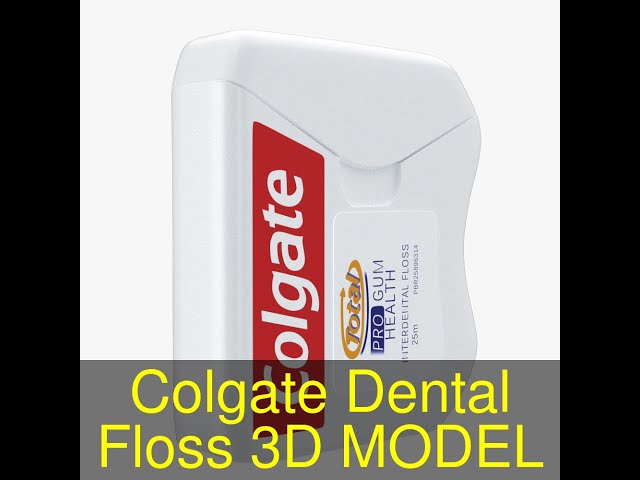 Colgate Dental Floss 3D Model - FlatPyramid
