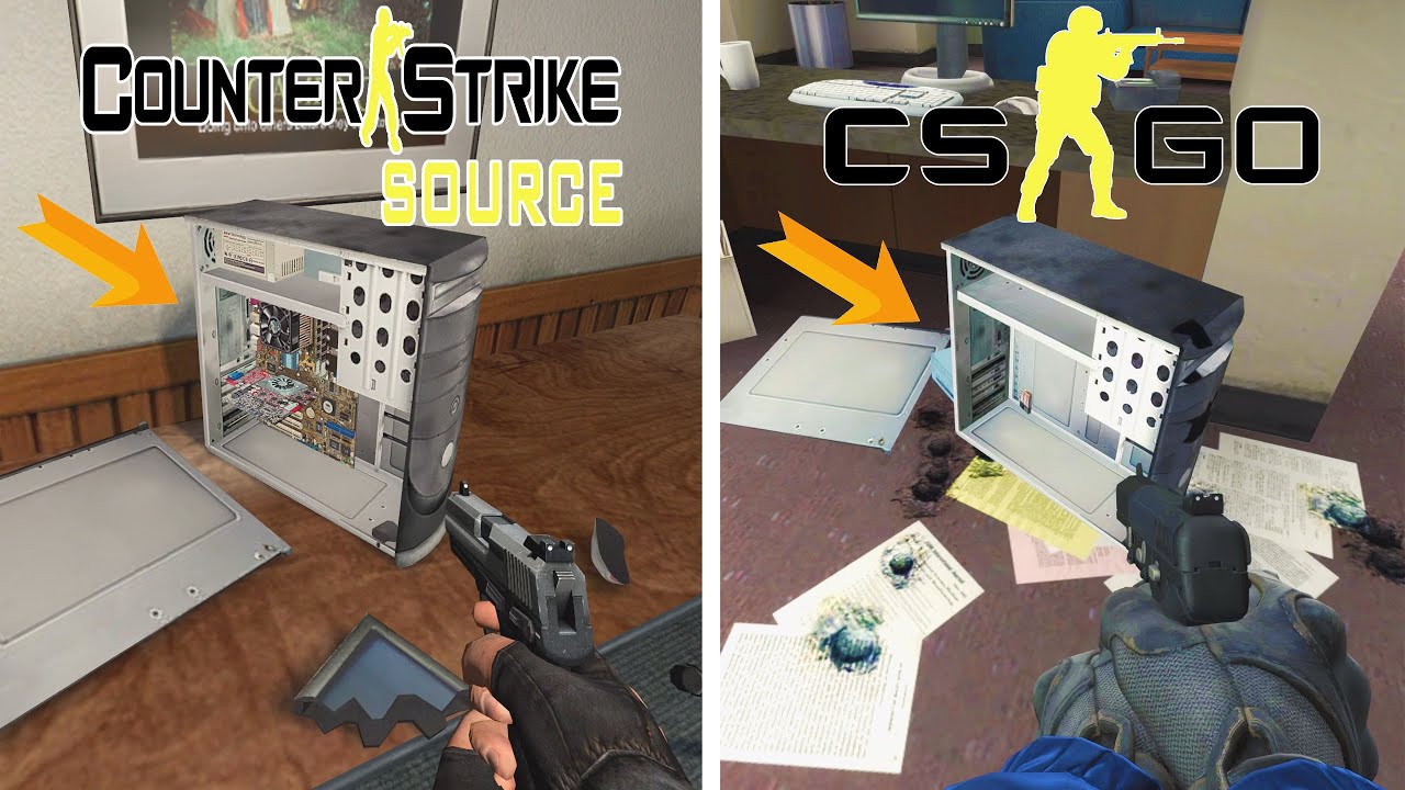 CSS vs CS-GO | Details And Physics Comparison