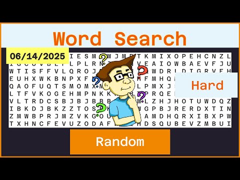 Word Search Hard - Random - 06/14/2025