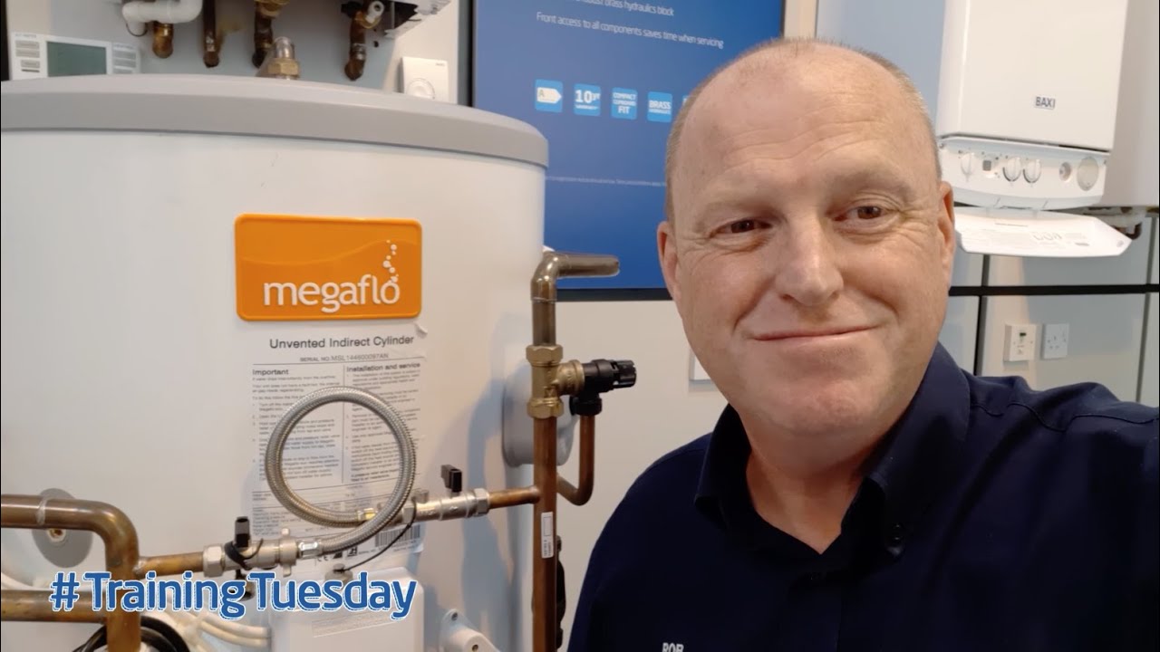 How to recharge the air gap in a Megaflo Cylinder | Baxi Training Tuesday | Help | Guide