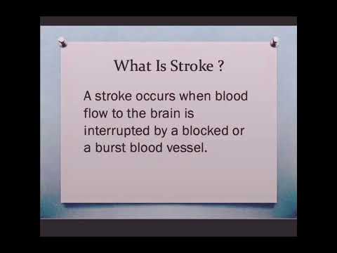What is stroke ?