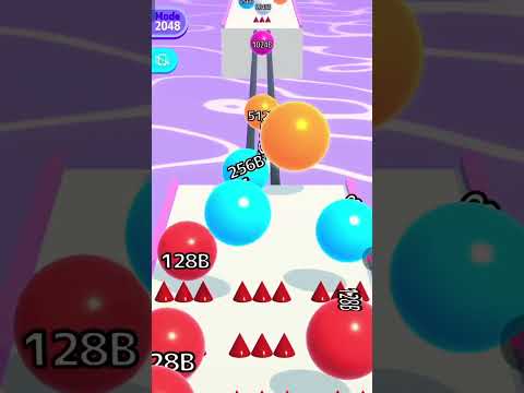 Ball Run 2048 - Gameplay Walkthrough Part 680B Infinity Mode New Best Record 4096AN (iOS, Android)