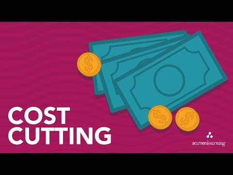 Cost Cutting | Finance for Millennials