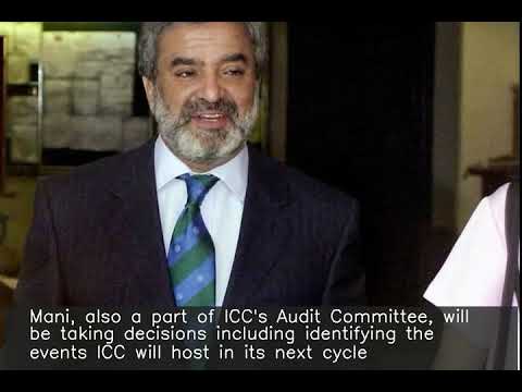 Ehsan Mani named ICC's financial affairs committee head