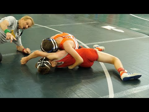 Matteo Carlsen of Libertyville [R] v. Kiernan Delaney of Toss Em Up Wrestling Academy [G] (95)