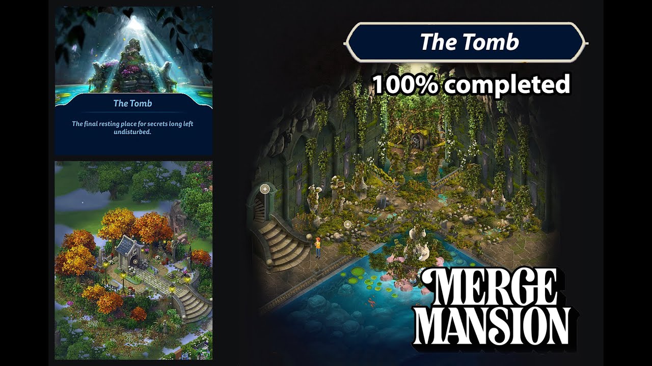 Merge Mansion -  The Tomb - 42st area (after Maddie's room) 100%completed