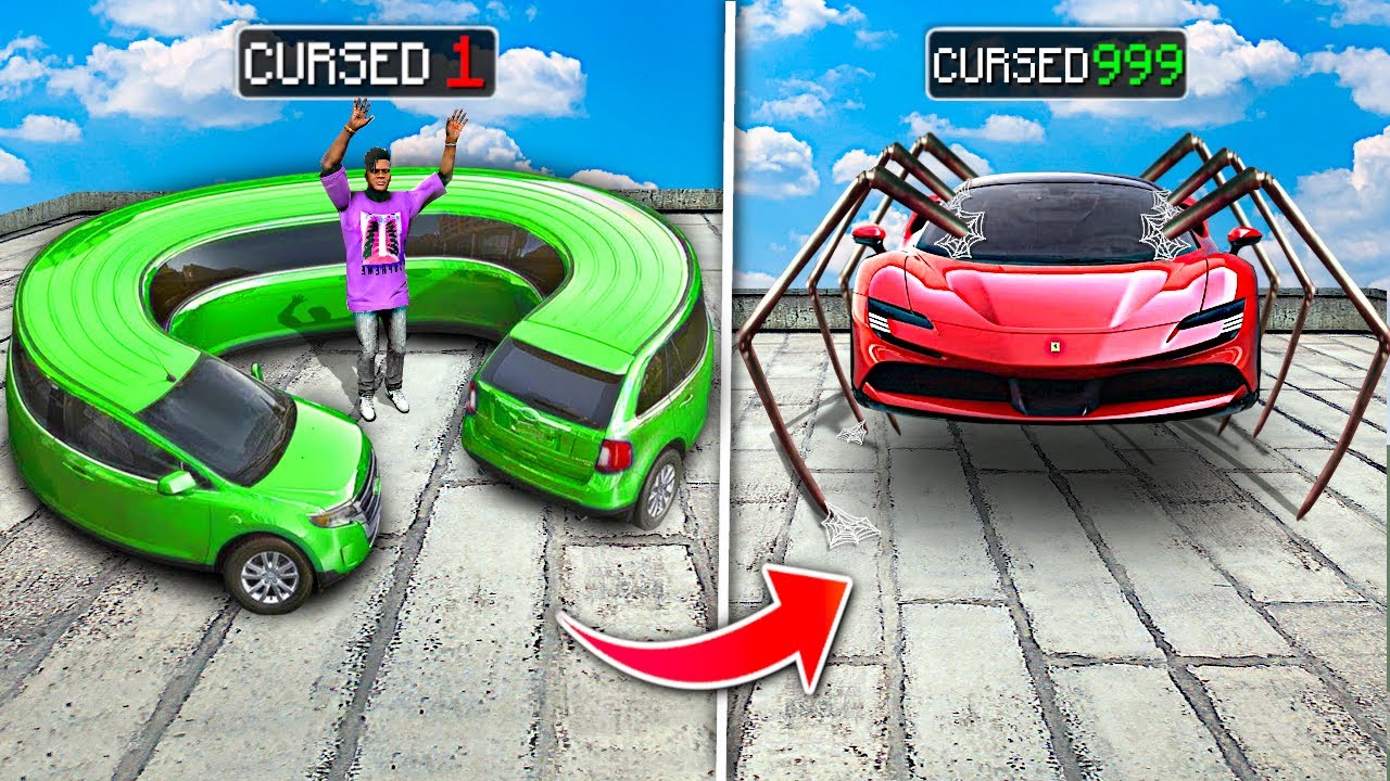 Upgrading Cars Into CURSED CARS In GTA 5!