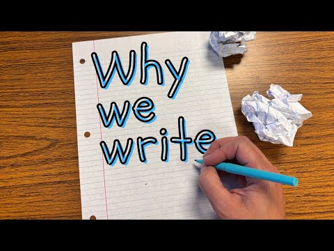Why We Write