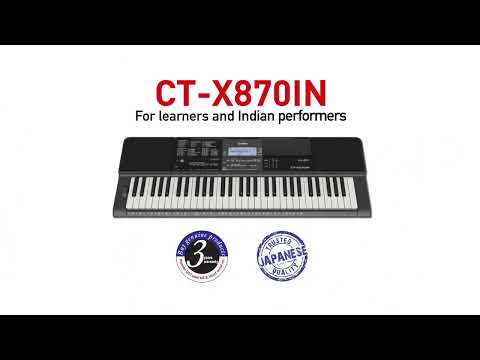 Casio CTX700 61-Key Touch Sensitive Portable Keyboard with Piano tones ...