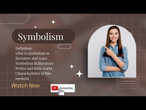 Symbolism in literature # symbolism #notes