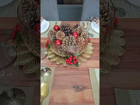 Bello Centro de Mesa Navideño 🎄 Fácil y Rápido de Realizar 👌