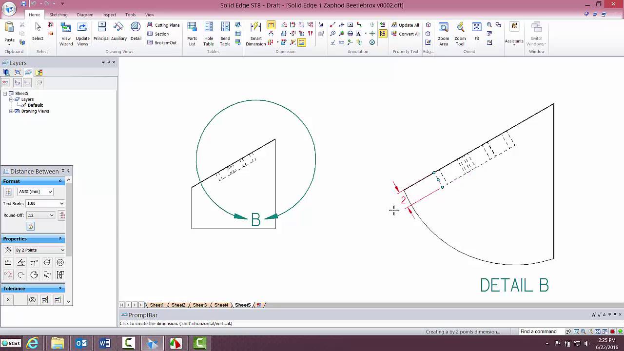 Solid Edge ST8 Creating 2D drawings from 3D