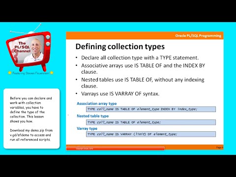 COL2: Defining Collection Types