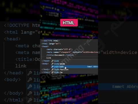 How to link css to html in vscode developer programming javascript html coding webdevelopment💻🌐