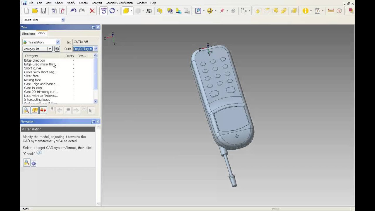 CADdoctor EX Tutorial 1 - Basic Overview