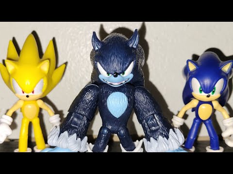 Jakks Pacific 4 inch Sonic forms 3 pack triple figure review.