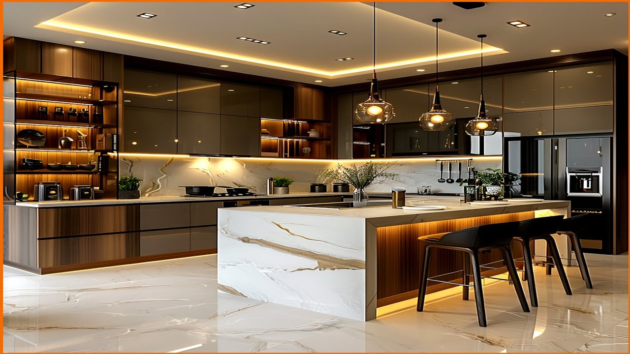 Latest Modern Kitchen Design Trends: 15 Stunning Ideas to Elevate Your Space: Modern Kitchen Design