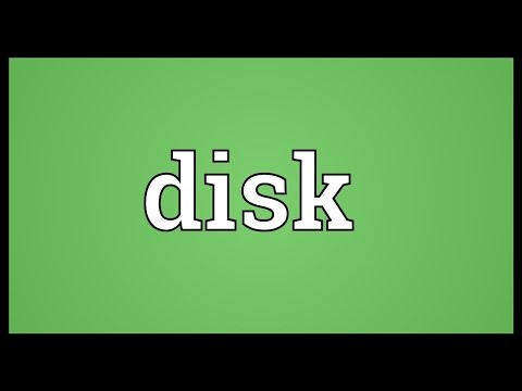 Disk Meaning