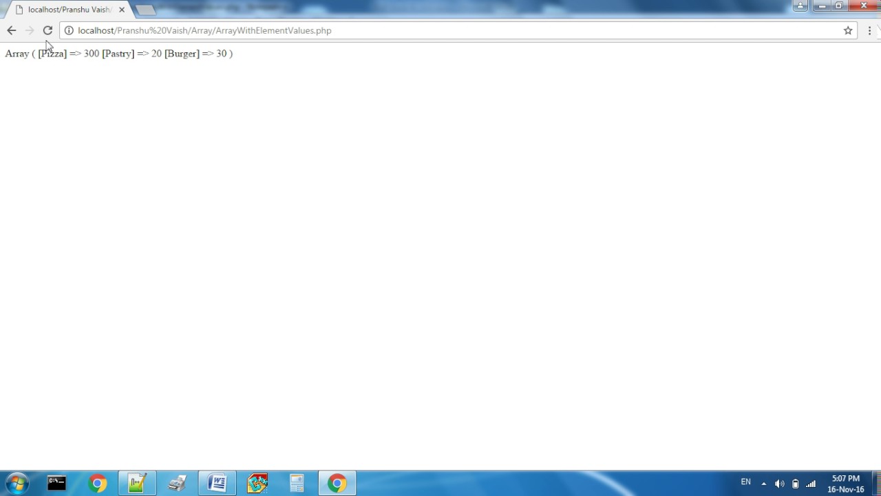 Array With Keys and Values In PHP