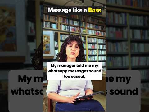 How to Message Like a BOSS | #Shorts #LearnEnglish #EnglishLanguage #ChetChat